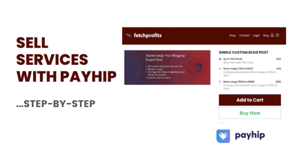 How to Sell Services With Payhip [Step-by-Step]