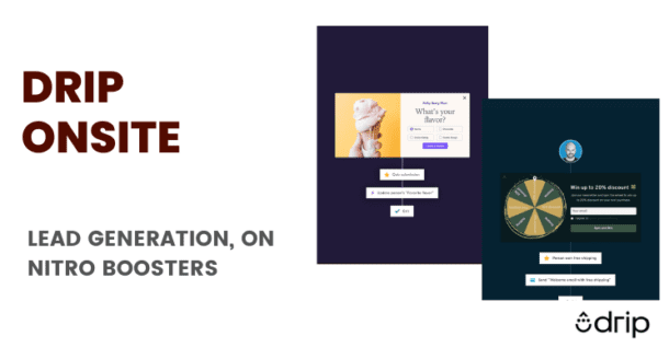 Drip Onsite: Smart Lead Generation On Nitro Boosters